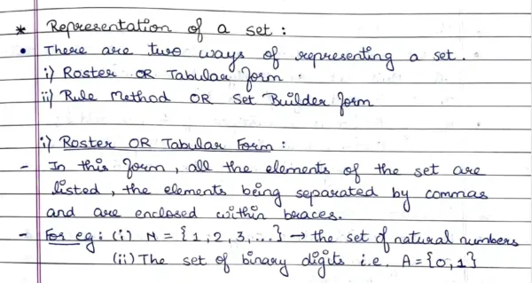 Discrete Mathematics Handwritten Notes Pdf - Prime Notes